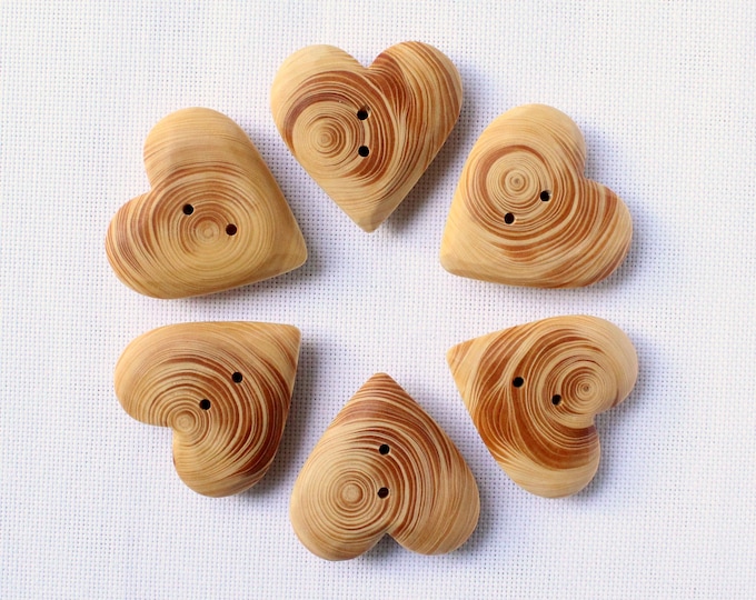 White Planet Buttons X 6 - Handmade in Polymer Clay - Etsy