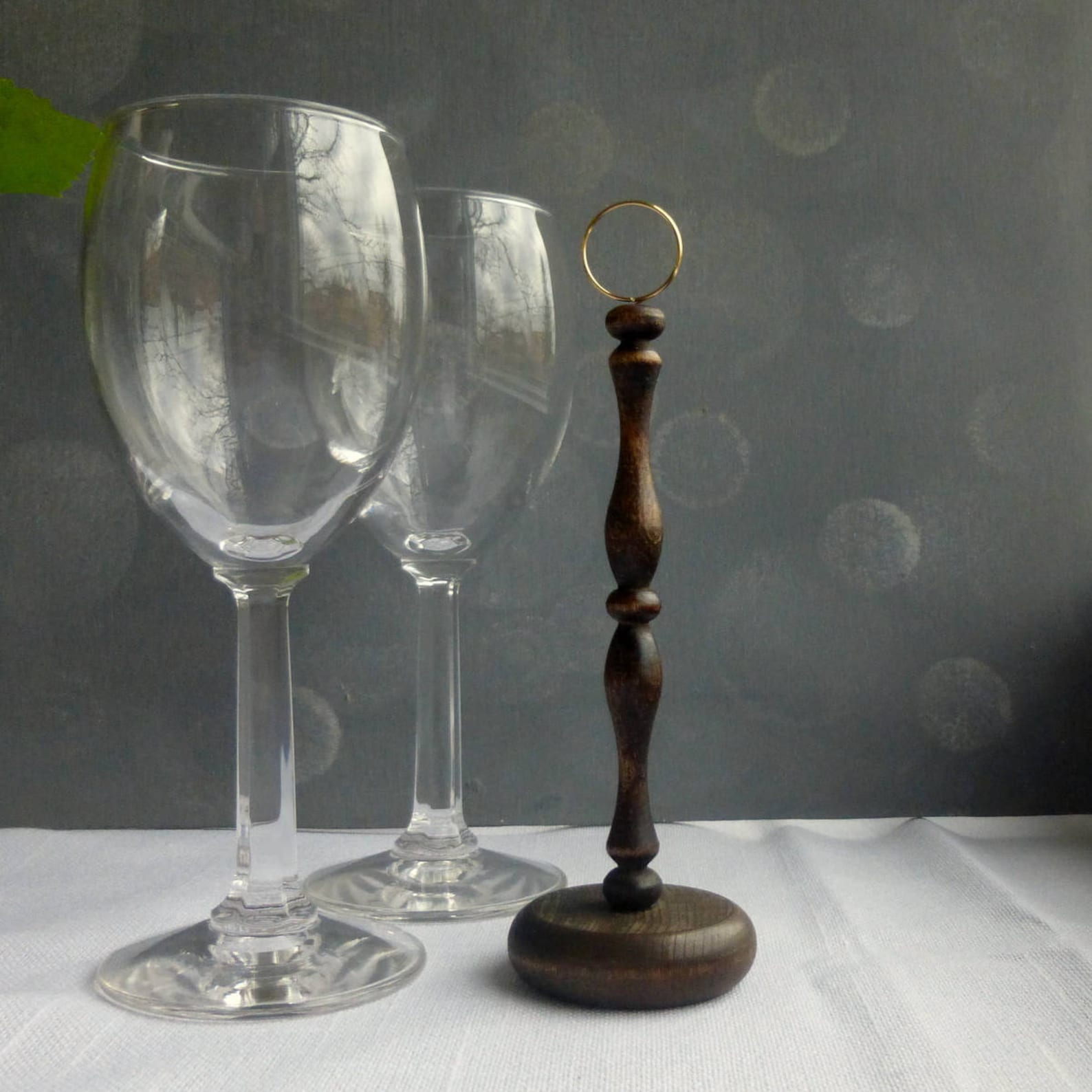 Dark Wood Table Number Holder/ Wedding Table Number Stand DIY - Etsy