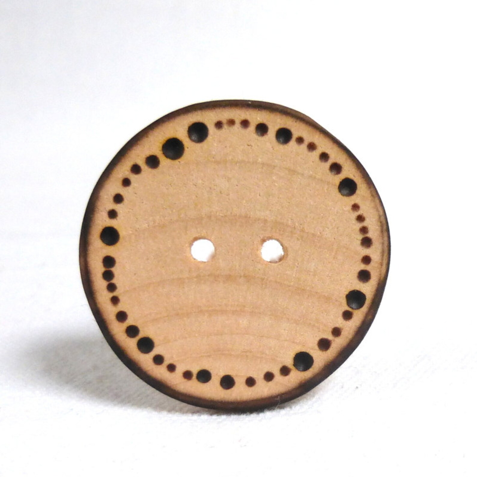 Simple Wooden Button, Extra Large Button, Big Wood Button, Wooden ...