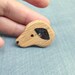 Large Dog Button Large Wood Button Carved Buttons Big - Etsy