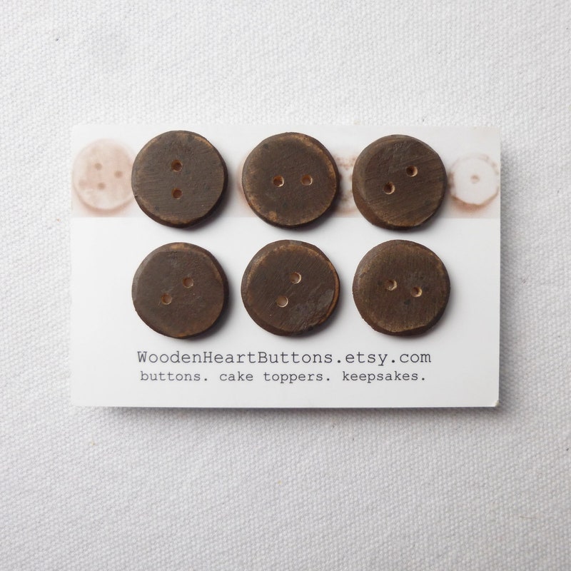 Brown Buttons - Etsy