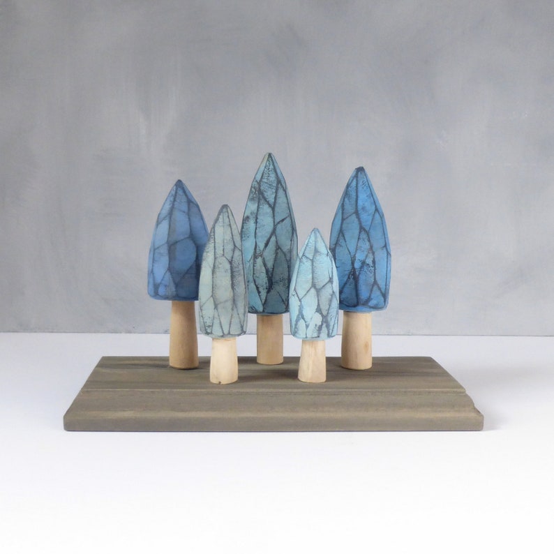 Custom Family Tree Sculpture Carved Wood Trees Family Gift | Etsy