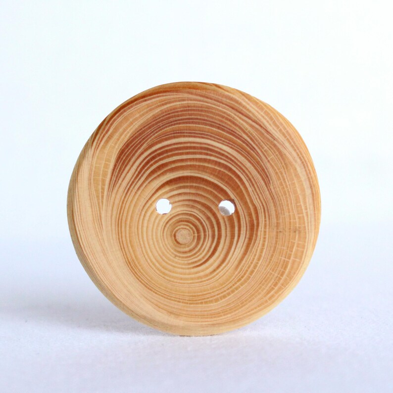 Smooth 2 Inch Button, Huge Wooden Button - Etsy