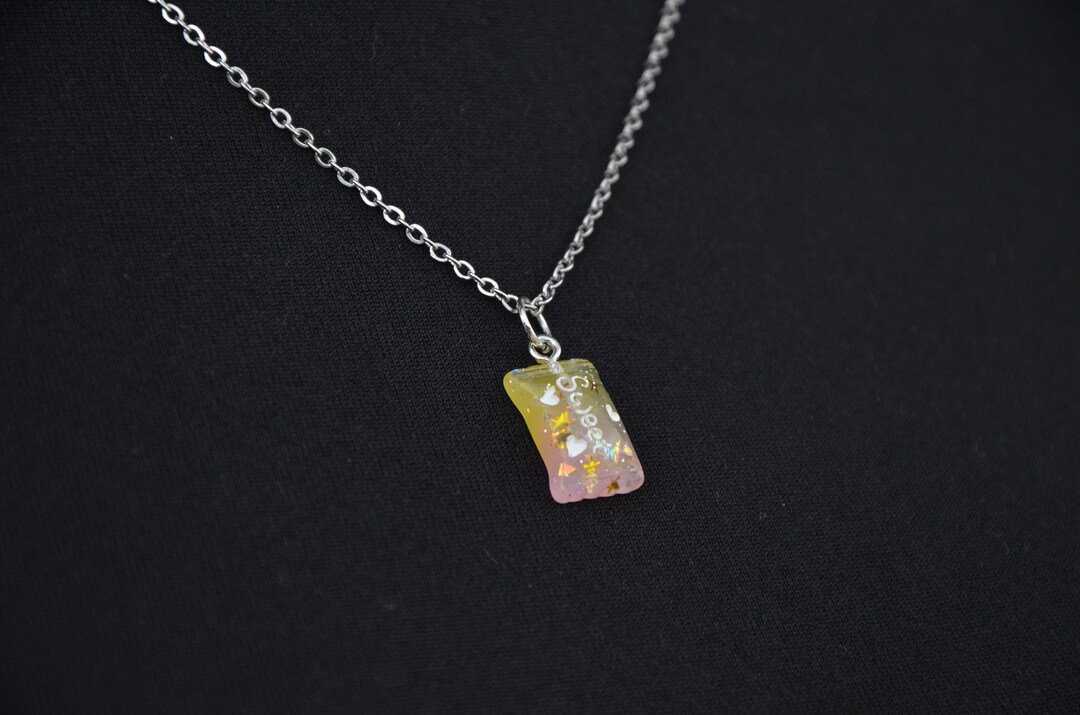 Food Necklace. Sweets Necklace. Candy Necklace. Adjustable Necklace ...
