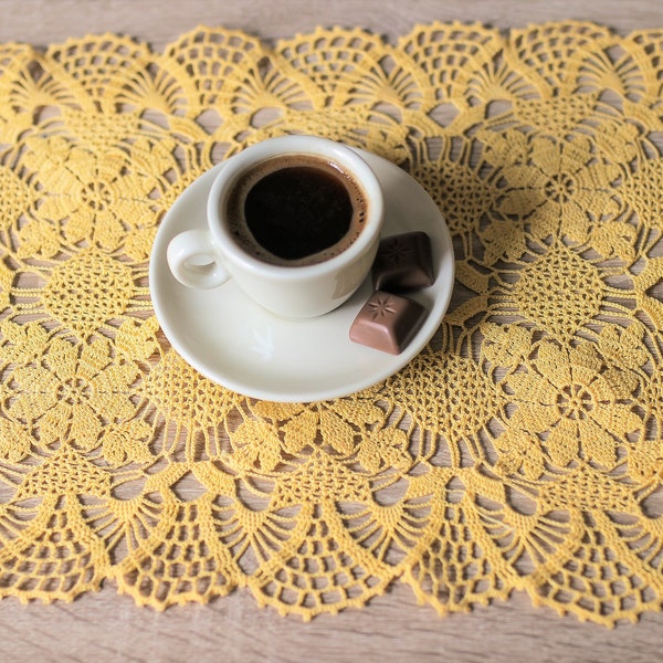 Crochet Doily Tablecloth - Etsy