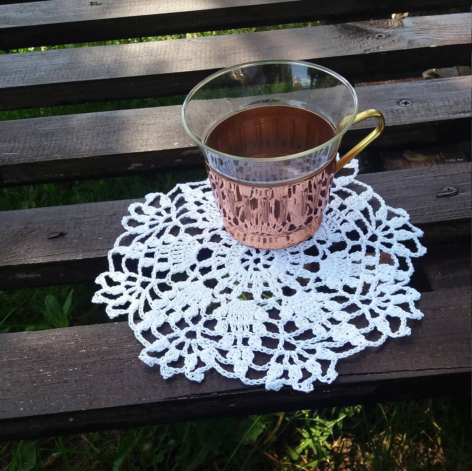 Hand Crochet Doily Red Crocheted Doilies Crochet - Etsy