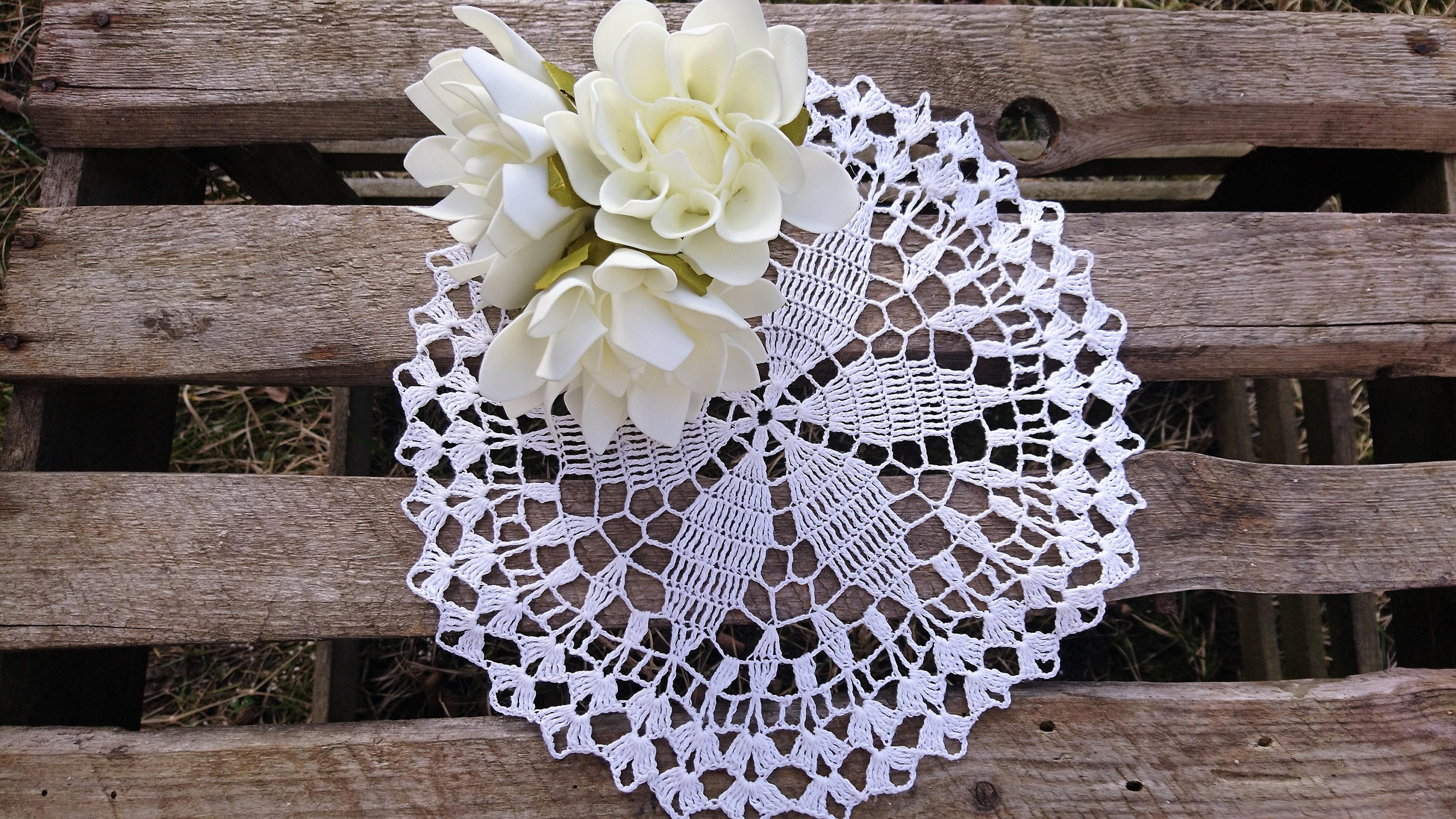 Crochet Linen Doilies 10 White Linen Tablecloth Crochet | Etsy