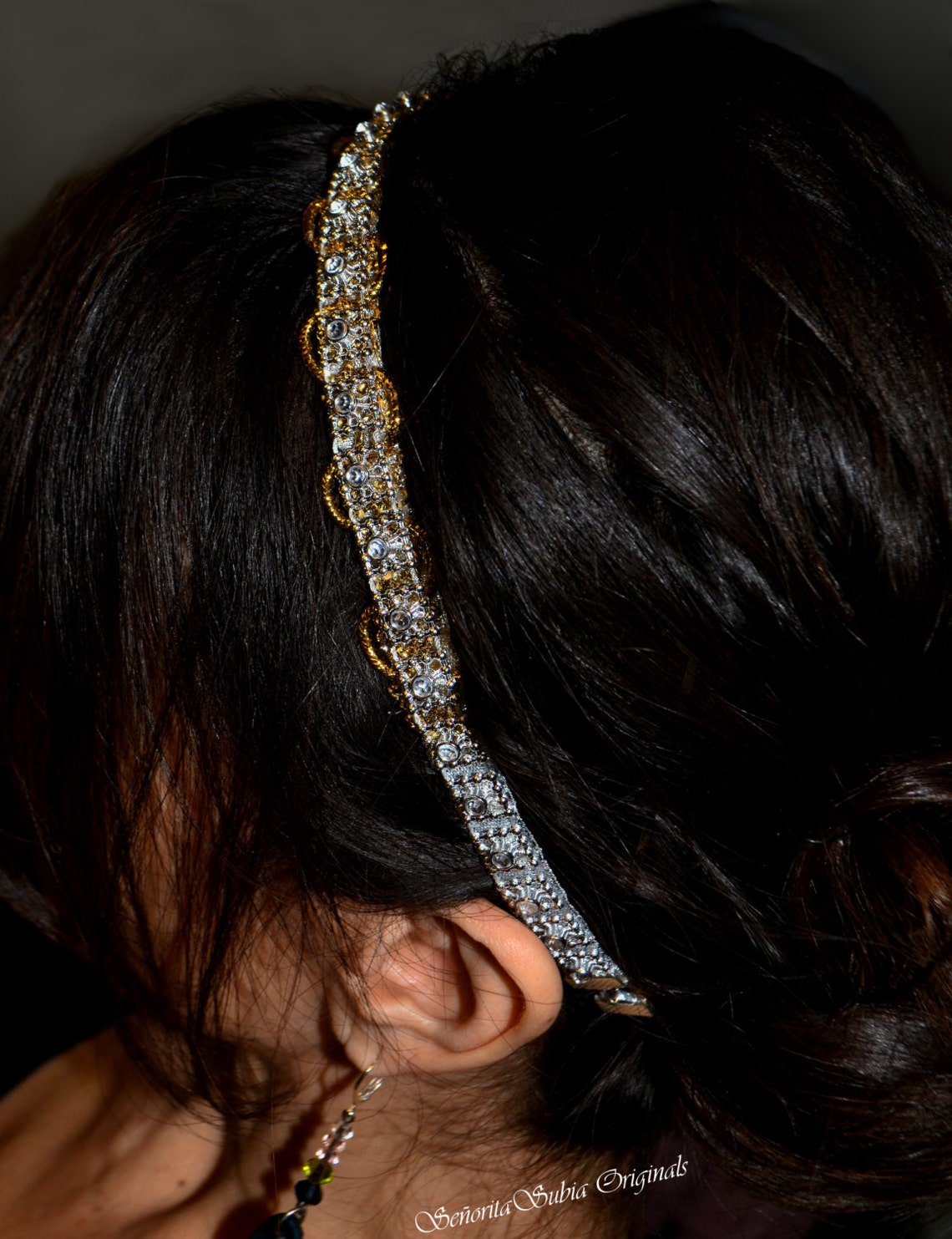GRECIAN GODDESS Style Headband Silver Gold Greek Roman Crown Egyptian ...