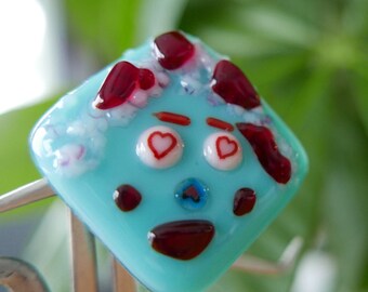 Fused Glass Button | Etsy