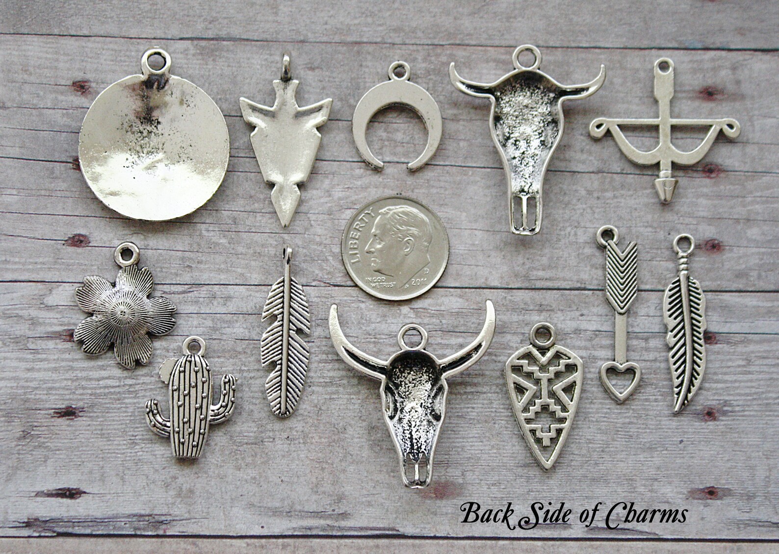 12pc or 5pc Bohemian / Boho Charm Set Lot Collection / Jewelry ...