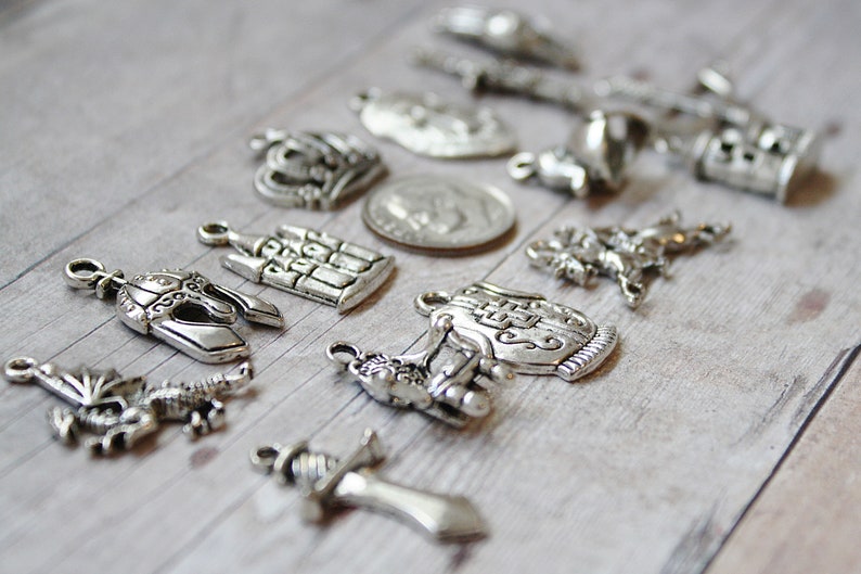 14pc or 5pc Medieval / Knight Charm Set Lot Collection / | Etsy