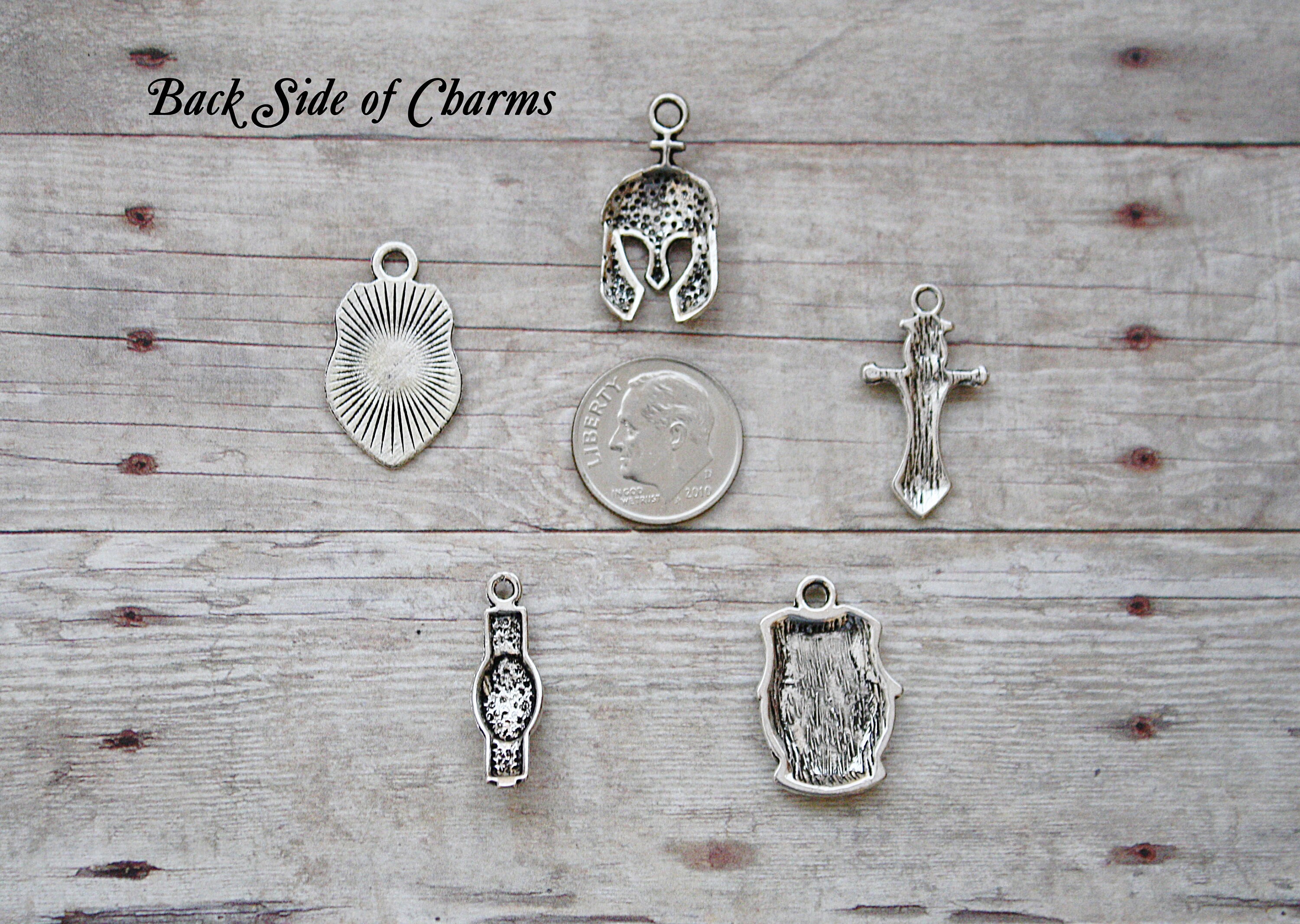 12pc or 5pc Armor of God Charm Set Lot Collection / | Etsy