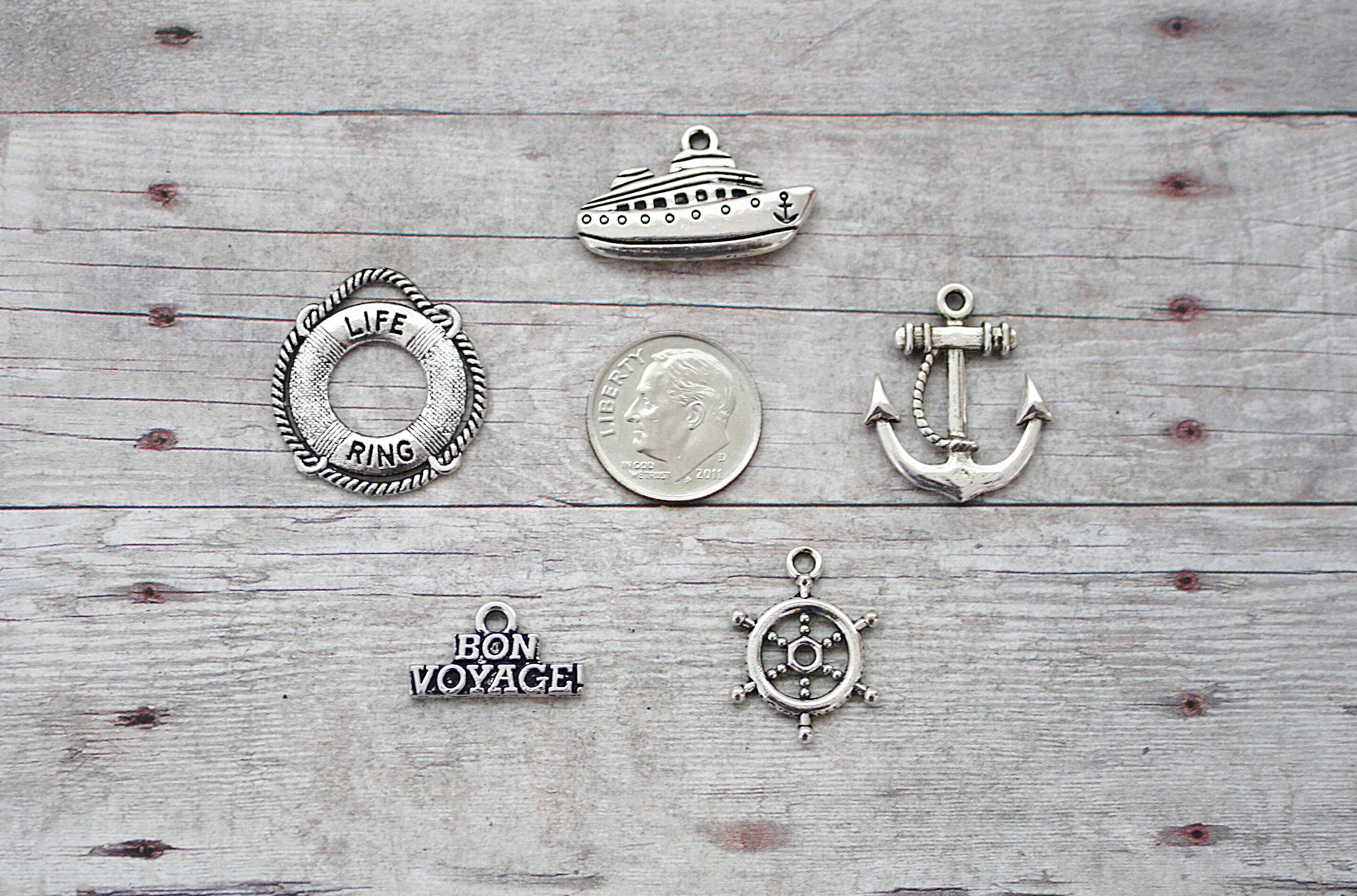 11pc or 5pc Cruise /travel / Vacation Charm Set Lot Collection - Etsy