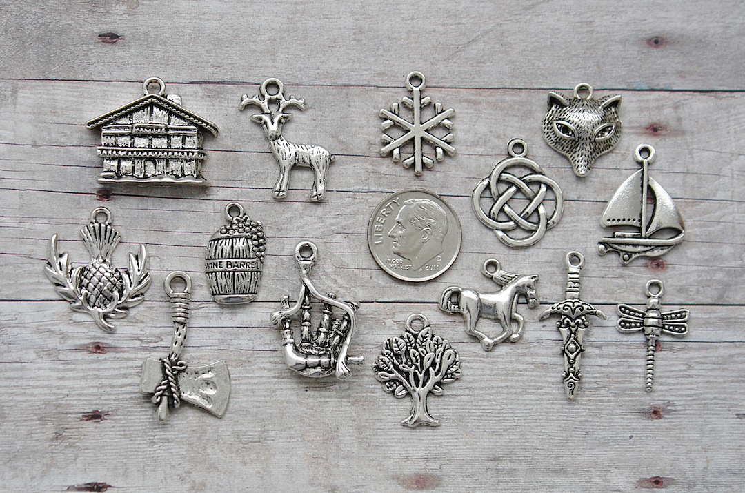 14pc or 5pc Scottish Love Story Charm Set Lot Collection / Jewelry ...