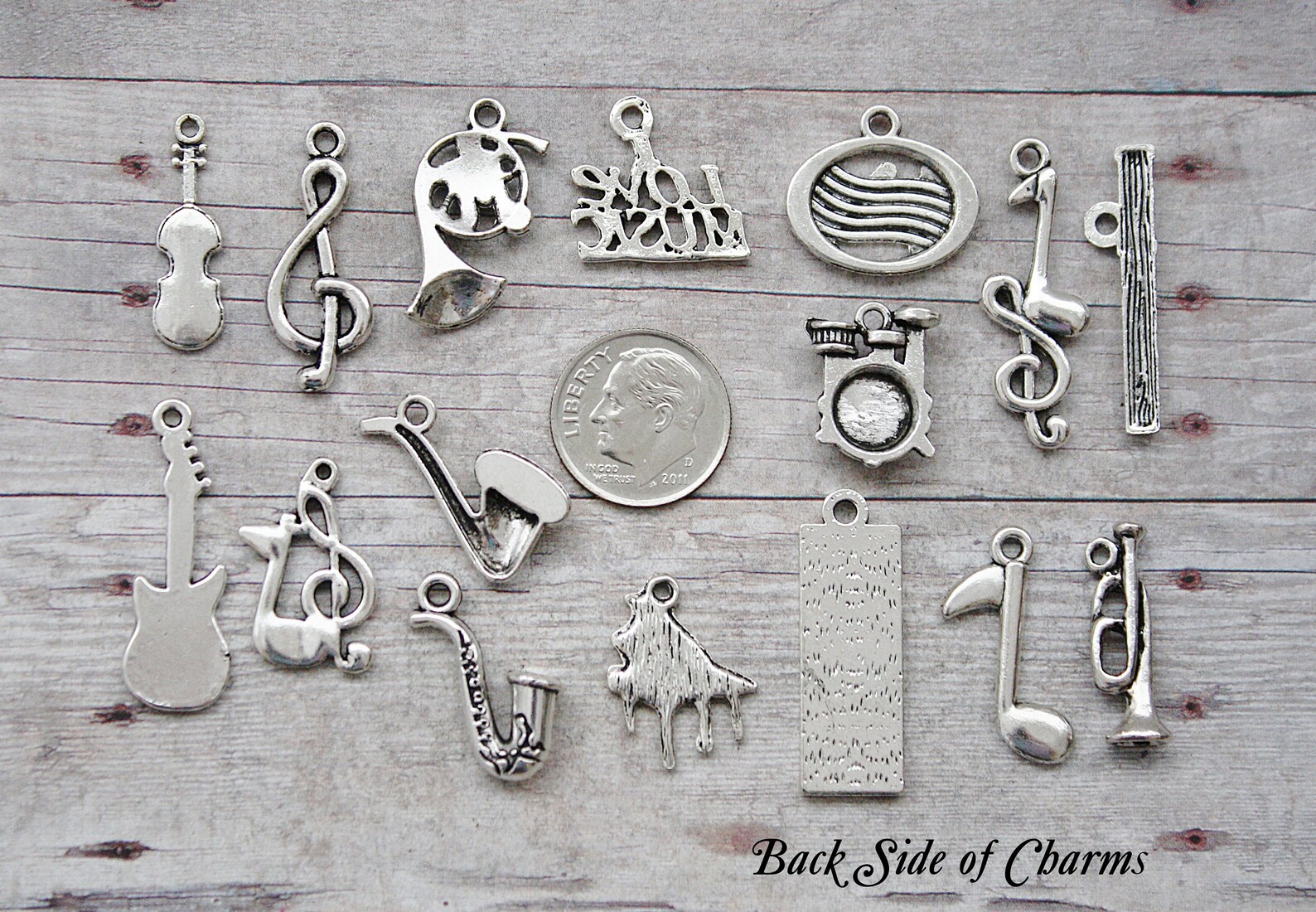 16pc or 5pc Music/i Love Music Charm Set Lot Collection /jewelry ...