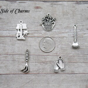 18pc or 5pc Gardening Charm Set Lot Collection / Scrapbooking, Crafts ...