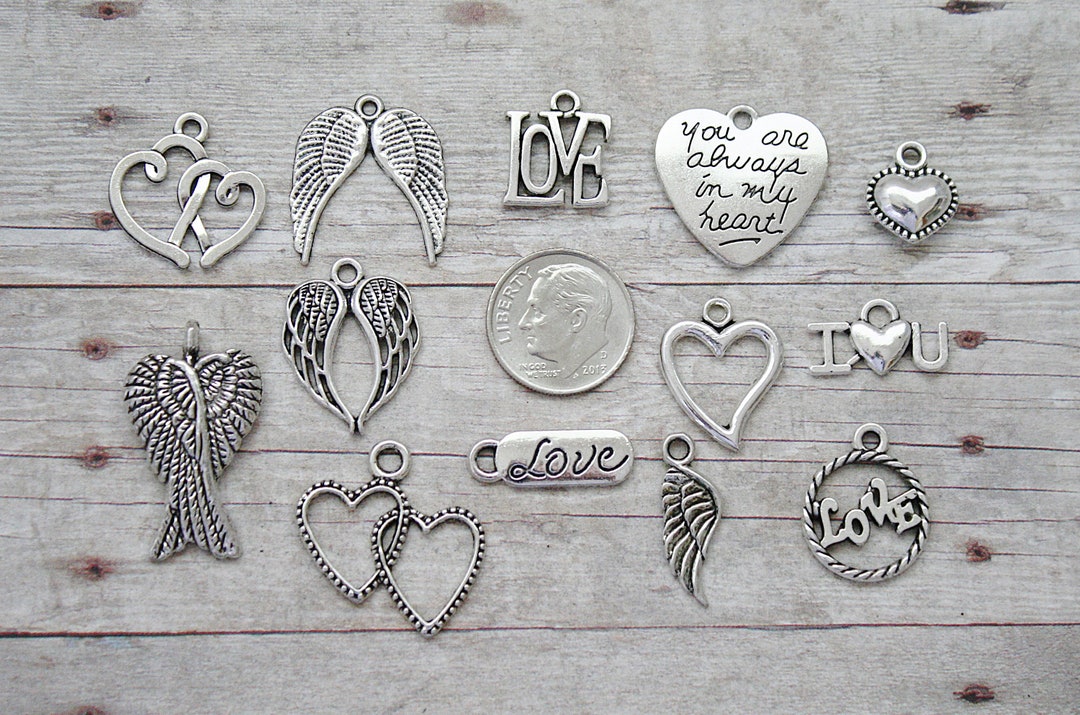 13pc or 5pc in Loving Memory Charm Set Lot Collection / Jewelry ...