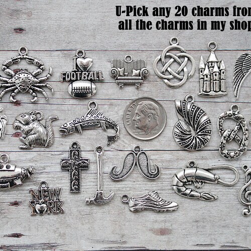 U-PICK Any 10 Individual Charms in My Store From All Listings - Etsy