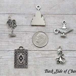 14pc or 5pc Aladdin Charm Set Lot Collection/ Jewelry, Scrapbooking ...