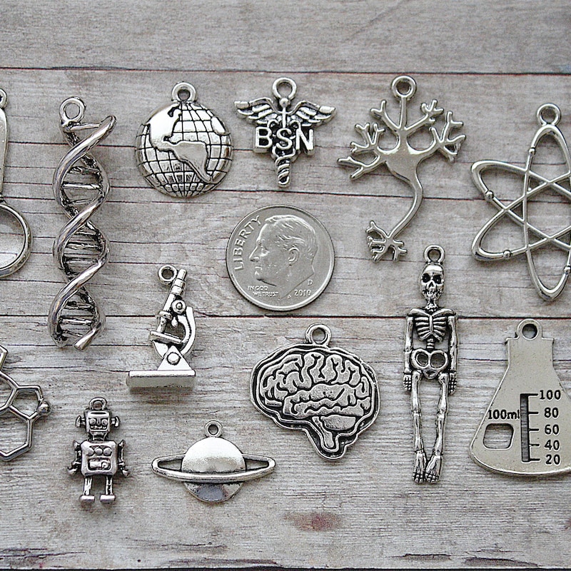 Biology Charm - Etsy