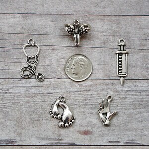 16pc or 5pc Midwife / Midwifery Charm Set Lot Collection / Jewelry ...