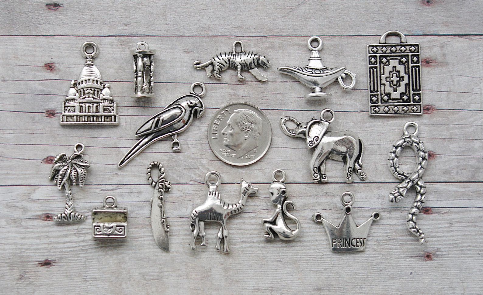 14pc or 5pc Aladdin Charm Set Lot Collection/ Jewelry | Etsy