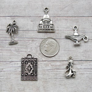14pc or 5pc Aladdin Charm Set Lot Collection/ Jewelry, Scrapbooking ...