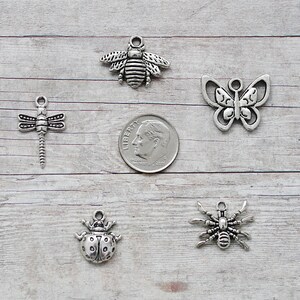 13pc or 5pc Insects / Bugs Charm Set Lot Collection / Jewelry ...