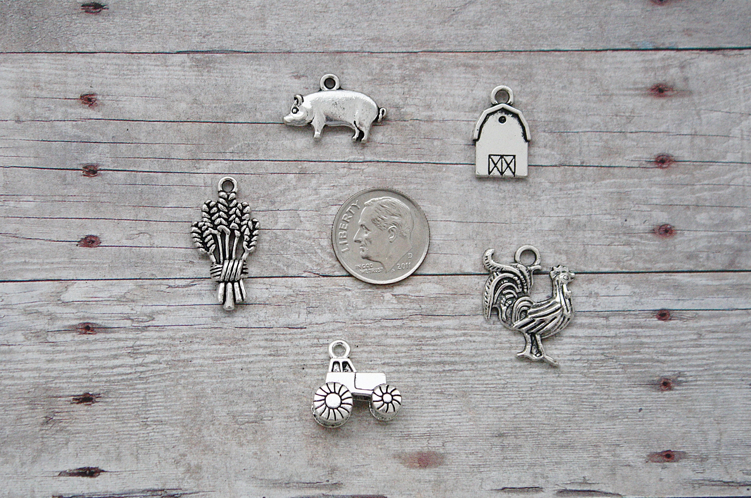 13pc or 5pc Farm / Ranch Charm Set Lot Collection / Jewelry - Etsy