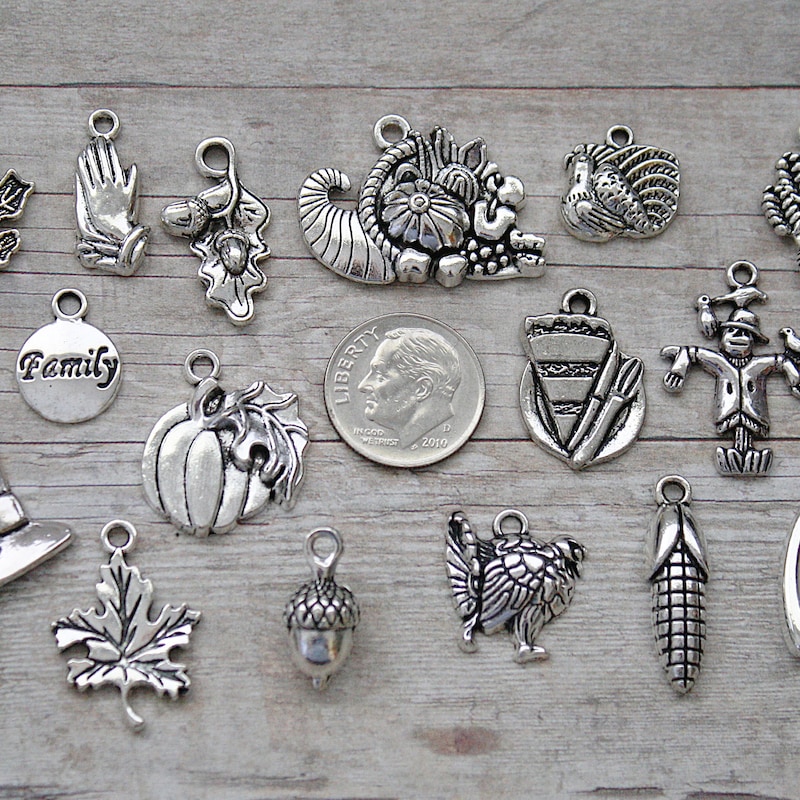 Thanksgiving Charms - Etsy