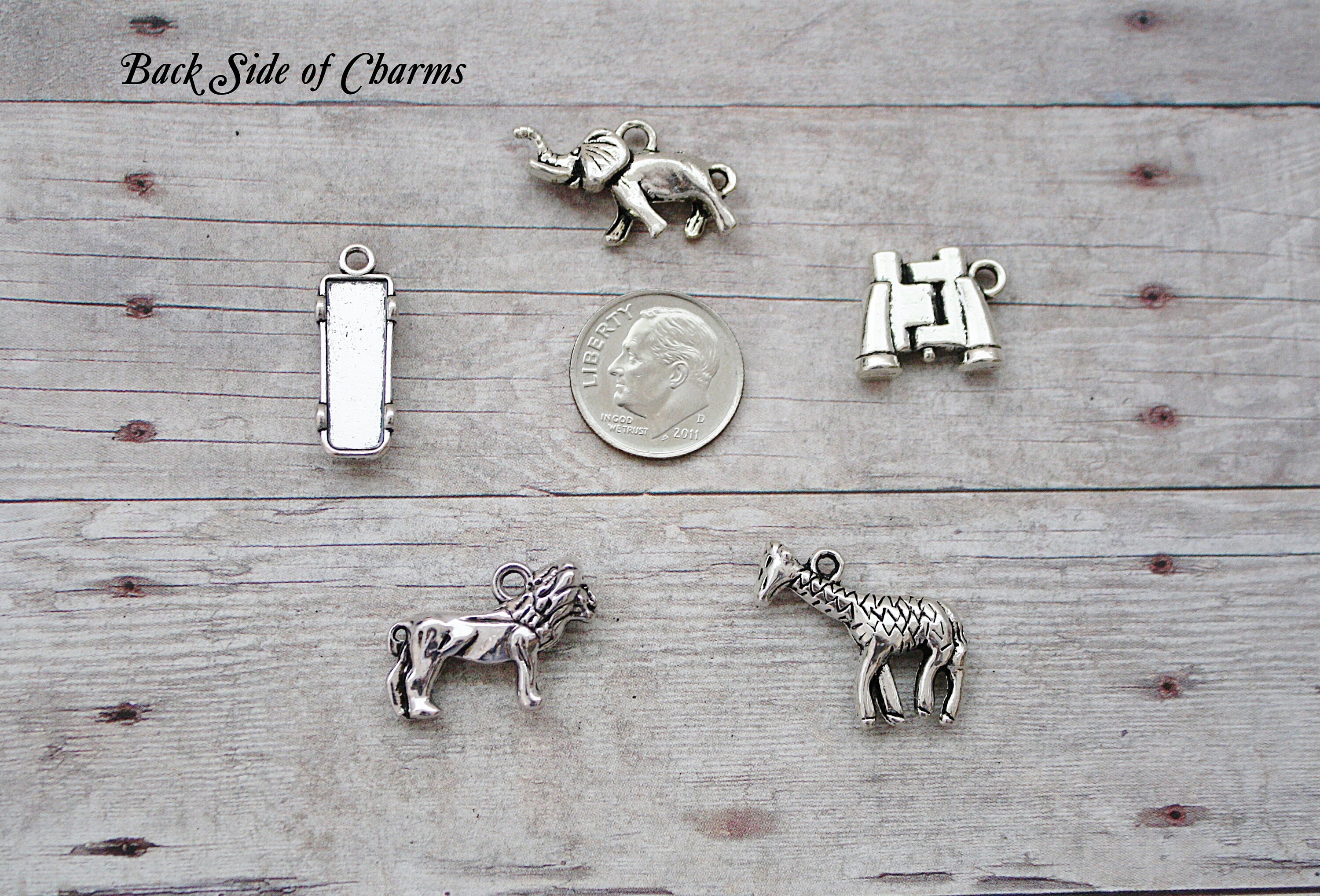13pc or 5pc African Safari Charm Set Lot Collection / Jewelry ...