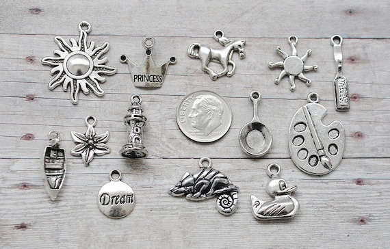 13pc or 5pc Princess Rapunzel Charm Set Lot Collection / | Etsy