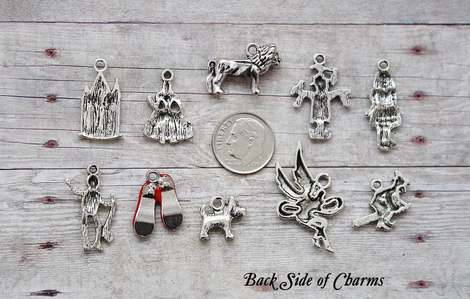 10pc or 5pc Wizard of Oz Charm Set Lot Collection /jewelry ...