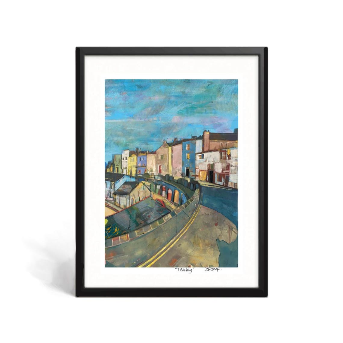 Art Print From Original Artwork of Tenby Harbour. This Contemporary ...