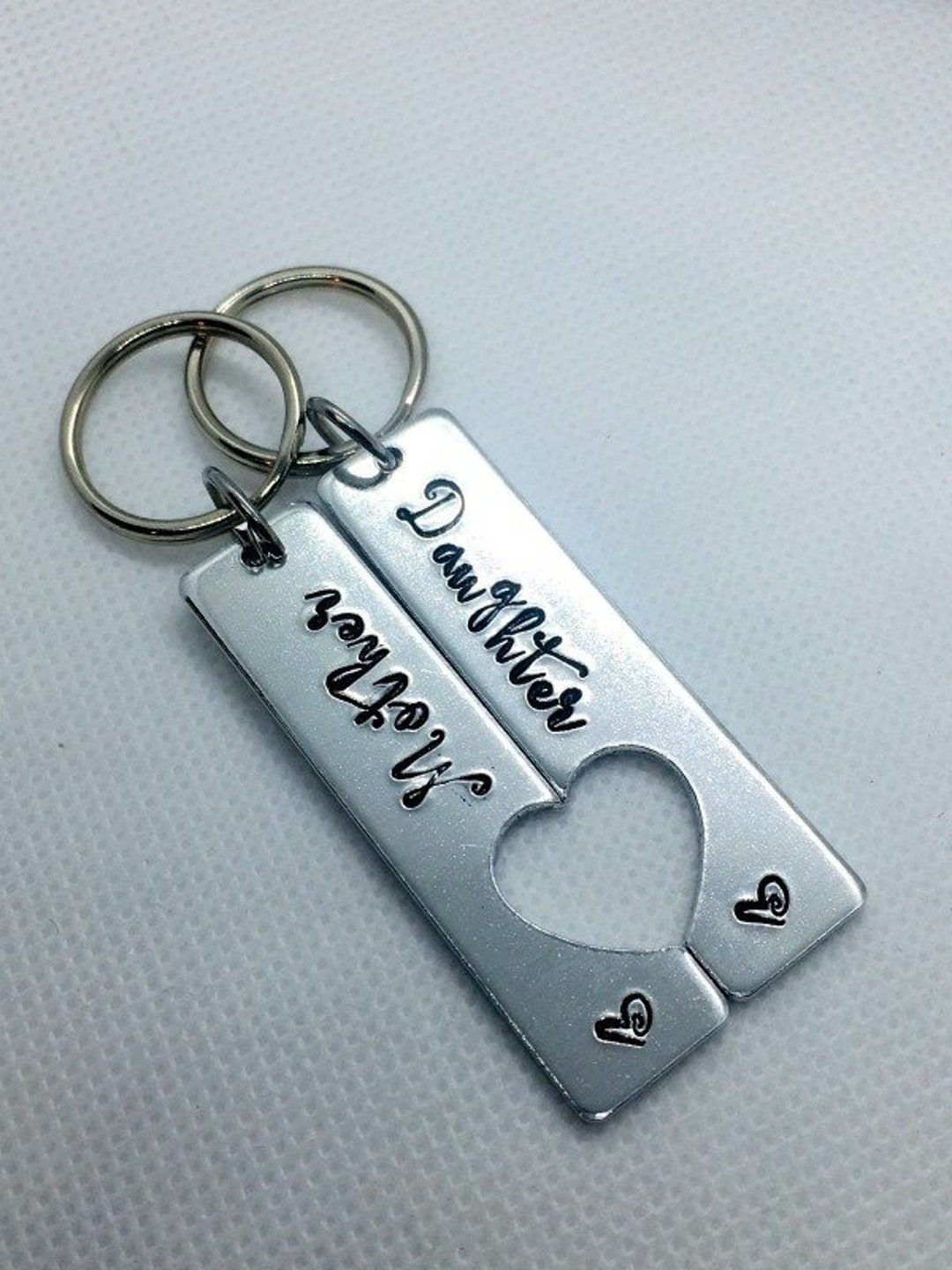 Buy Mothers Day Personalized, Mother Daughter Key Chain Set, Matching ...