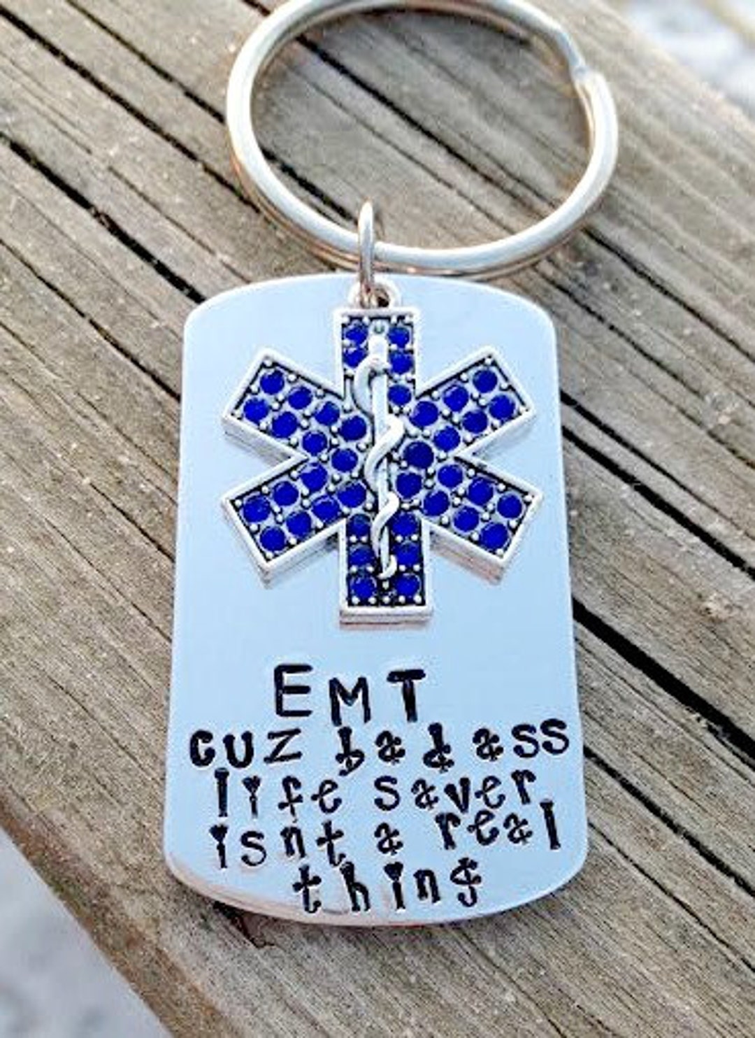 EMT Keychain, Unique Gift for First Responder, EMS, Paramedic ...