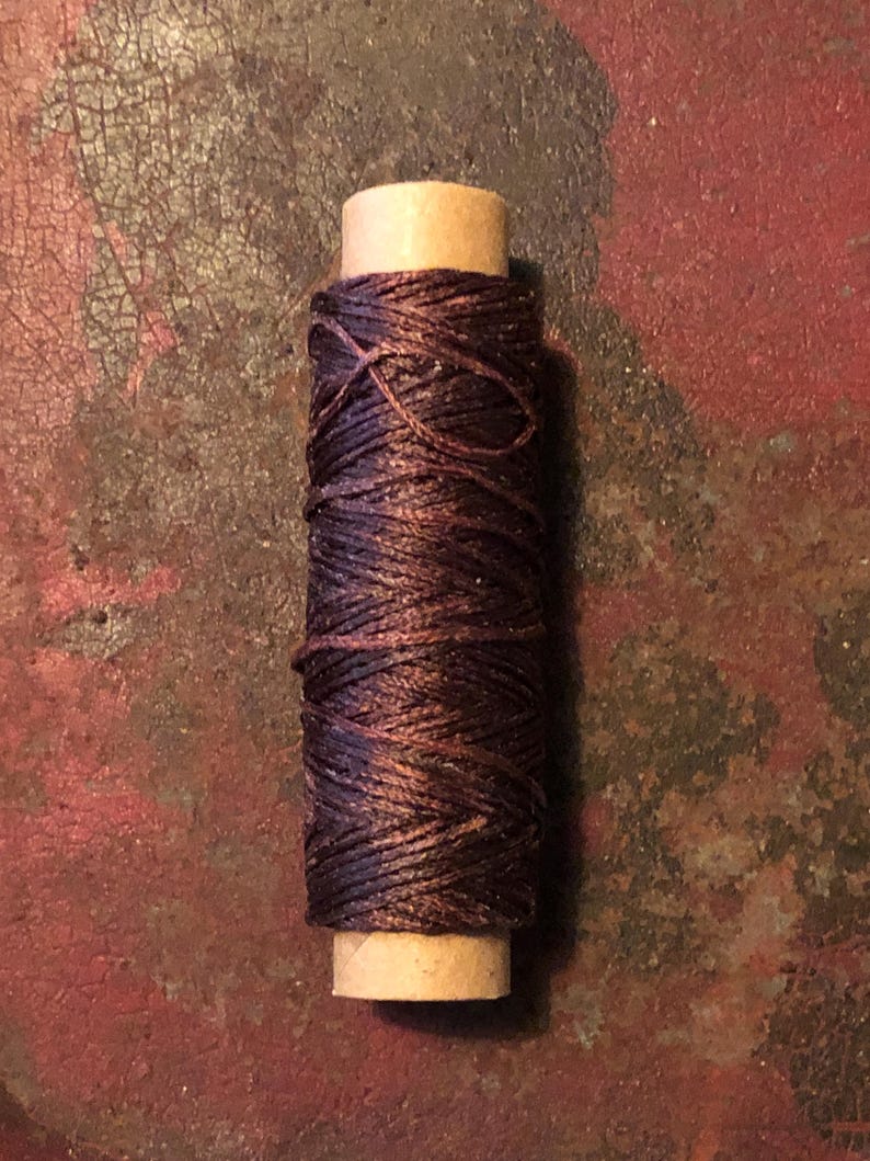 Synthetic Waxed Nylon 1mm Flat Cord on Spools in 8 Color Choices - Etsy