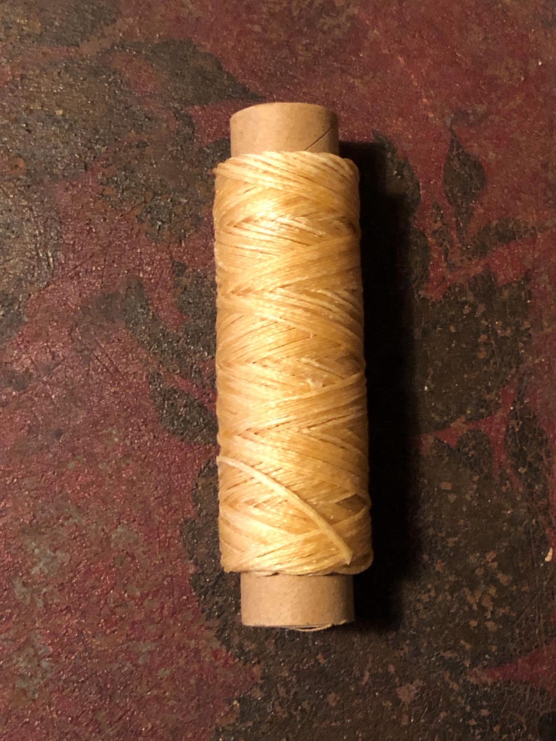 Synthetic Waxed Nylon 1mm Flat Cord on Spools in 8 Color Choices - Etsy