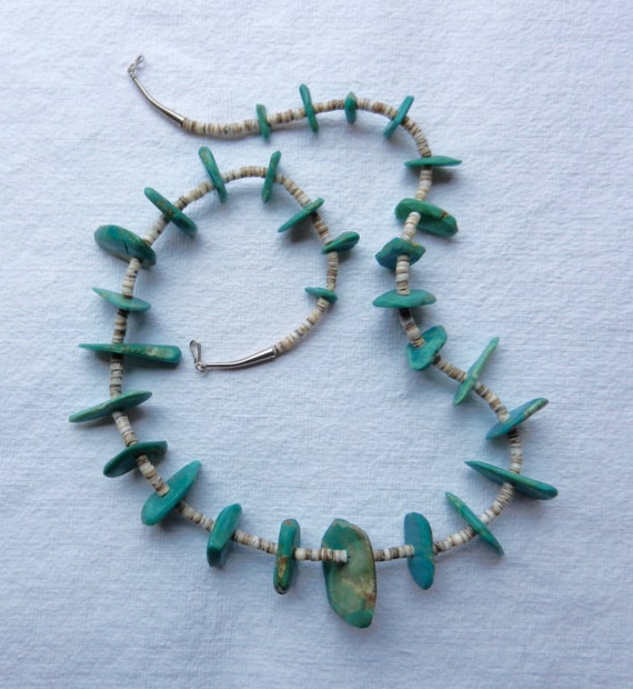 SALE Vintage Traditional 27 1/2" Native American Blue… - Gem