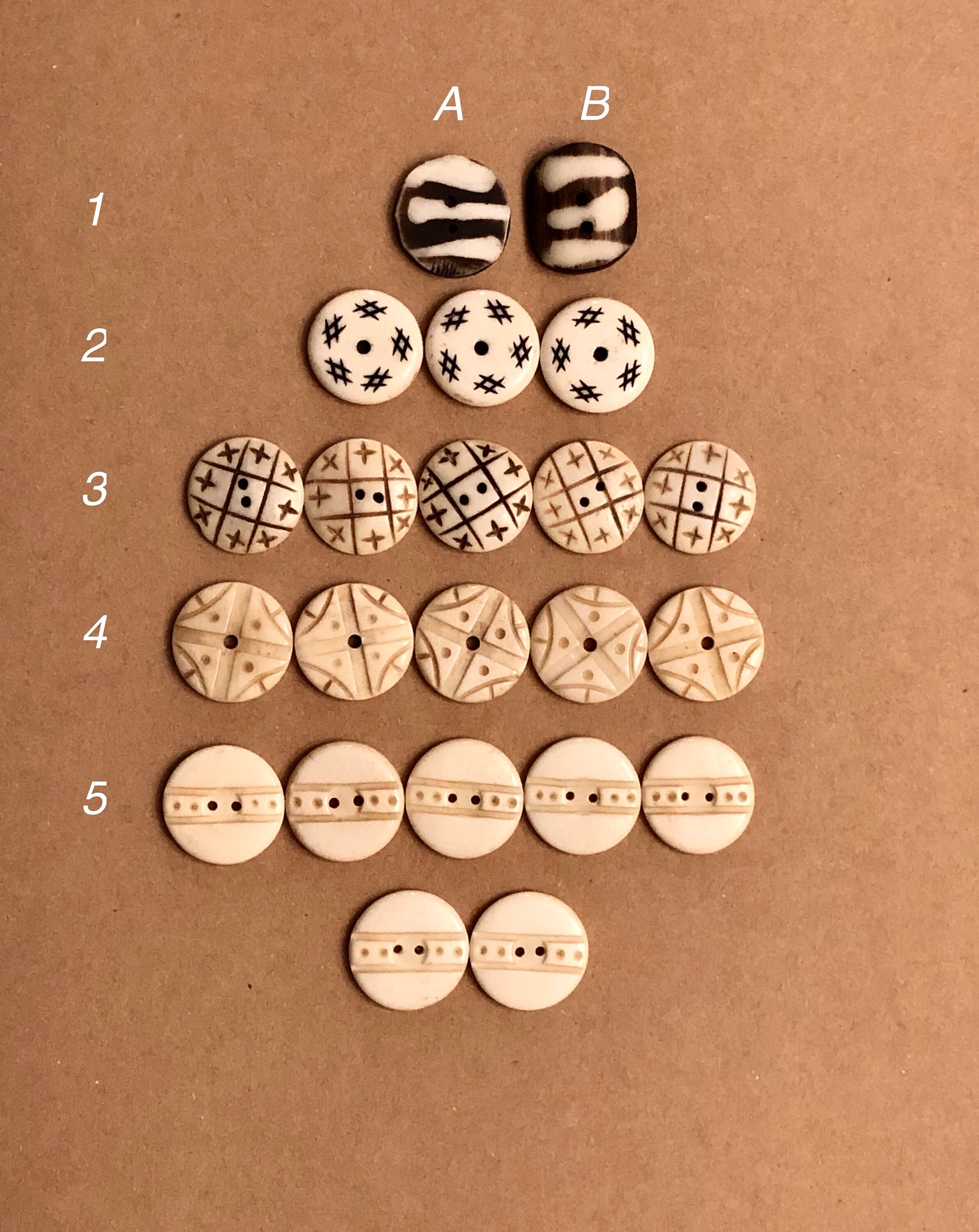 5 Choices of Hand Carved Reclaimed Recycled Cow Bone - Etsy