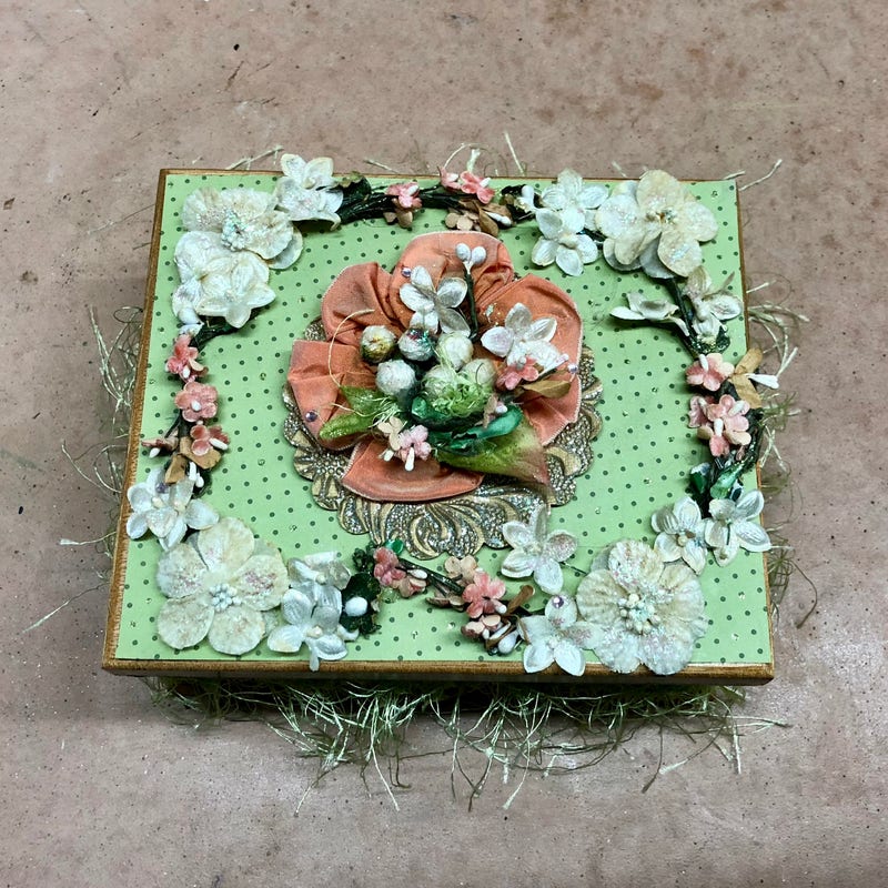 Painted Cigar Box - Etsy
