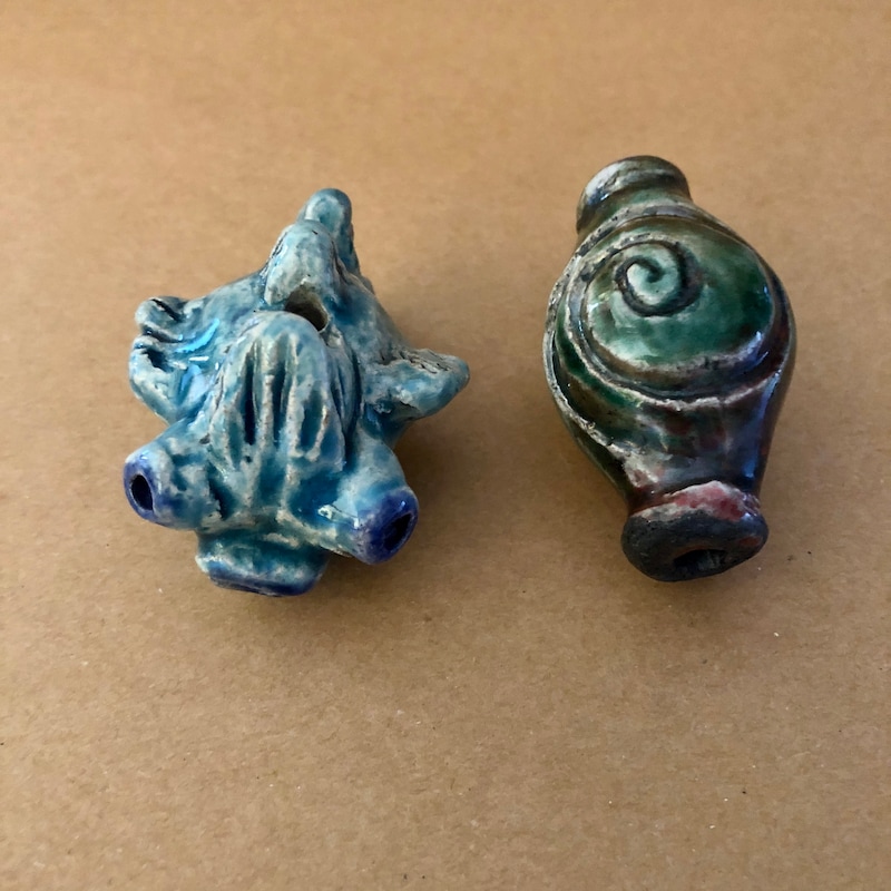 Ceramic Focal Bead - Etsy