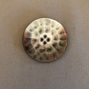 Vintage, Extra Large, Coat Buttons, Hand Made Out of Natural Sea Shell ...