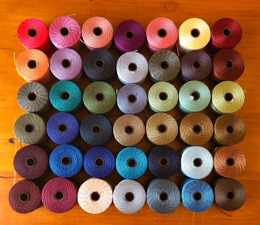 S-lon Tex 210 Bead Cord: 0.5mm Twisted Nylon for Kumihimo, Macrame - Etsy
