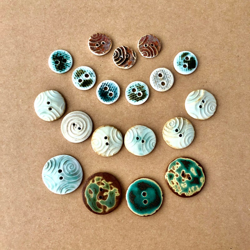 Porcelain Buttons - Etsy