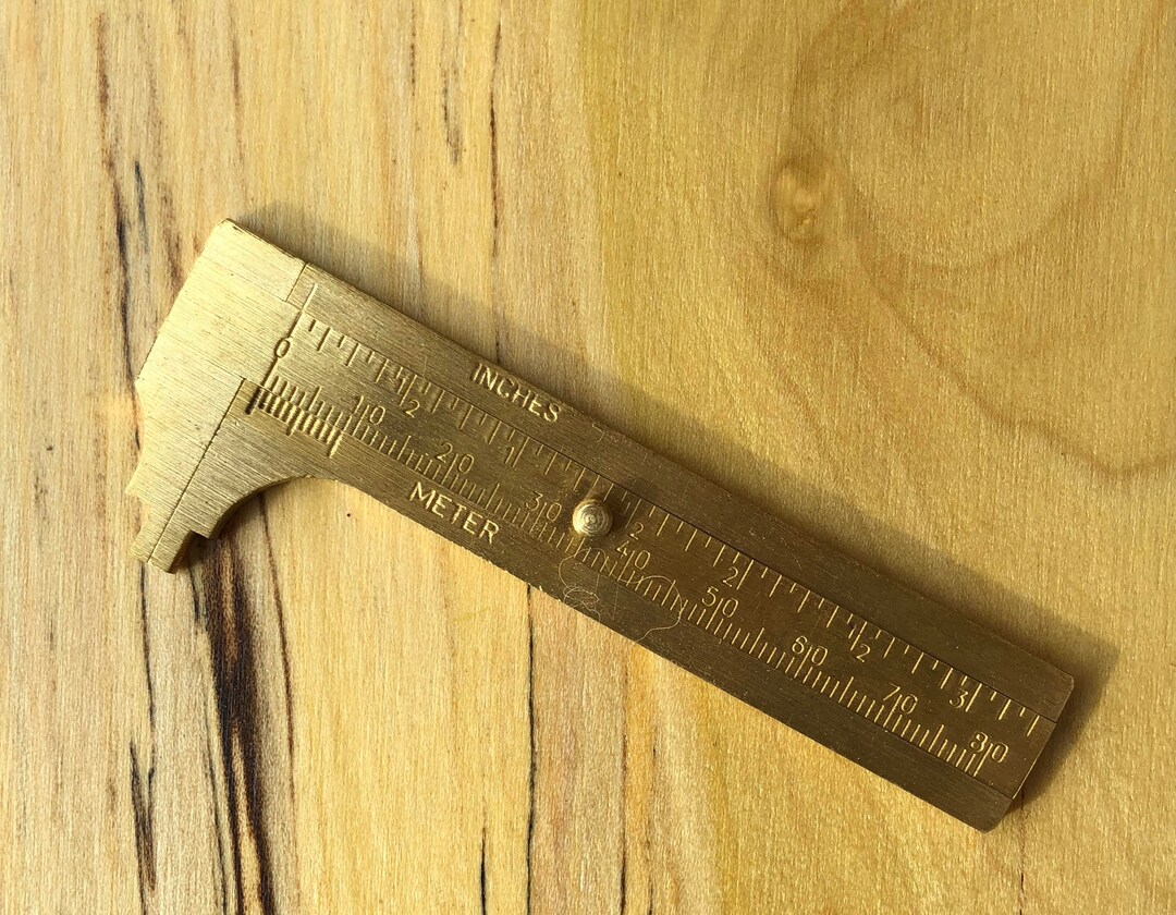 All Important Brass Gauge for Measuring in Both Metric and English ...