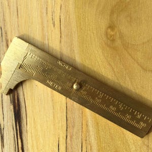 All Important Brass Gauge for Measuring in Both Metric and English ...