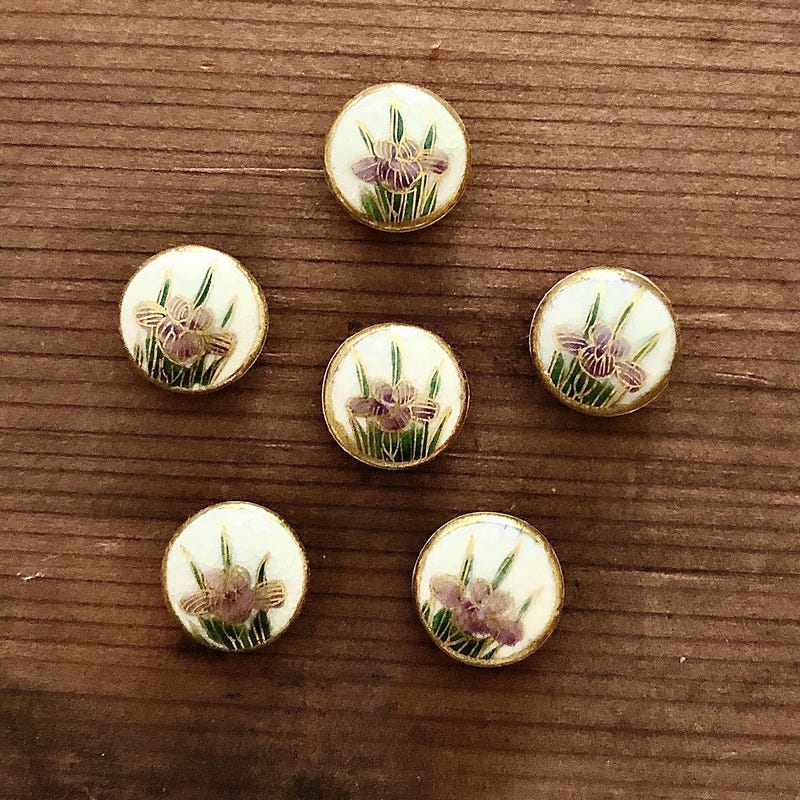 Ceramic Buttons Japanese - Etsy