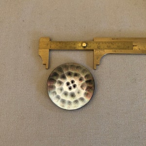 Vintage, Extra Large, Coat Buttons, Hand Made Out of Natural Sea Shell ...