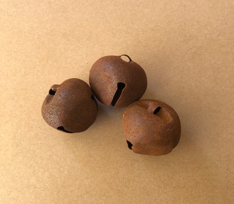 Rusted Jingle Bells 40mm for Craft Projects Decor Ribbon | Etsy
